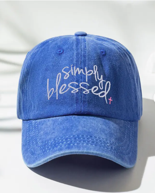 Simply Blessed Baseball Cap – Kimmi Jo Shop